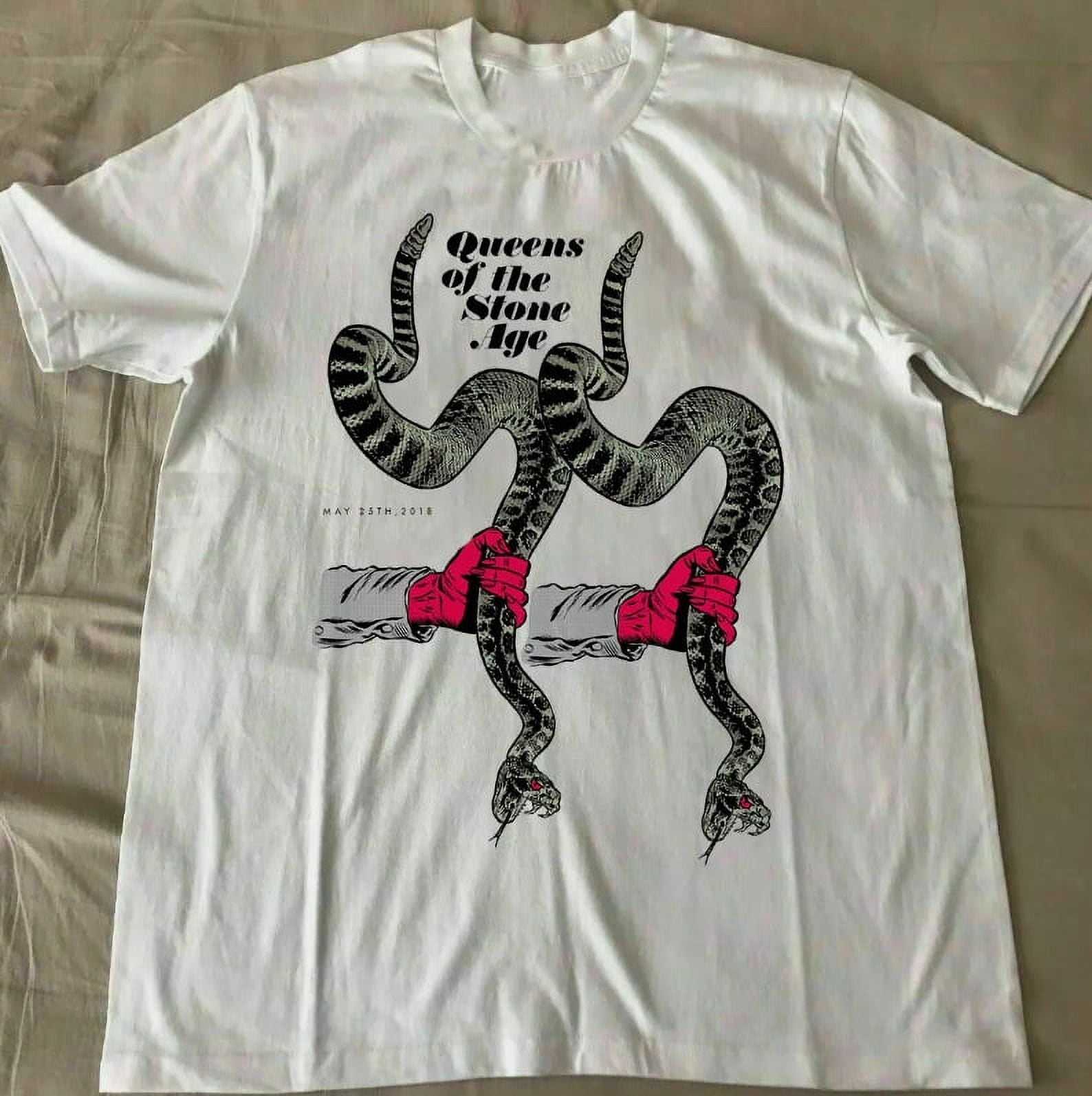 EverFind Rare Queens Of The Stone Age Snake Band All Size T-shirt ...