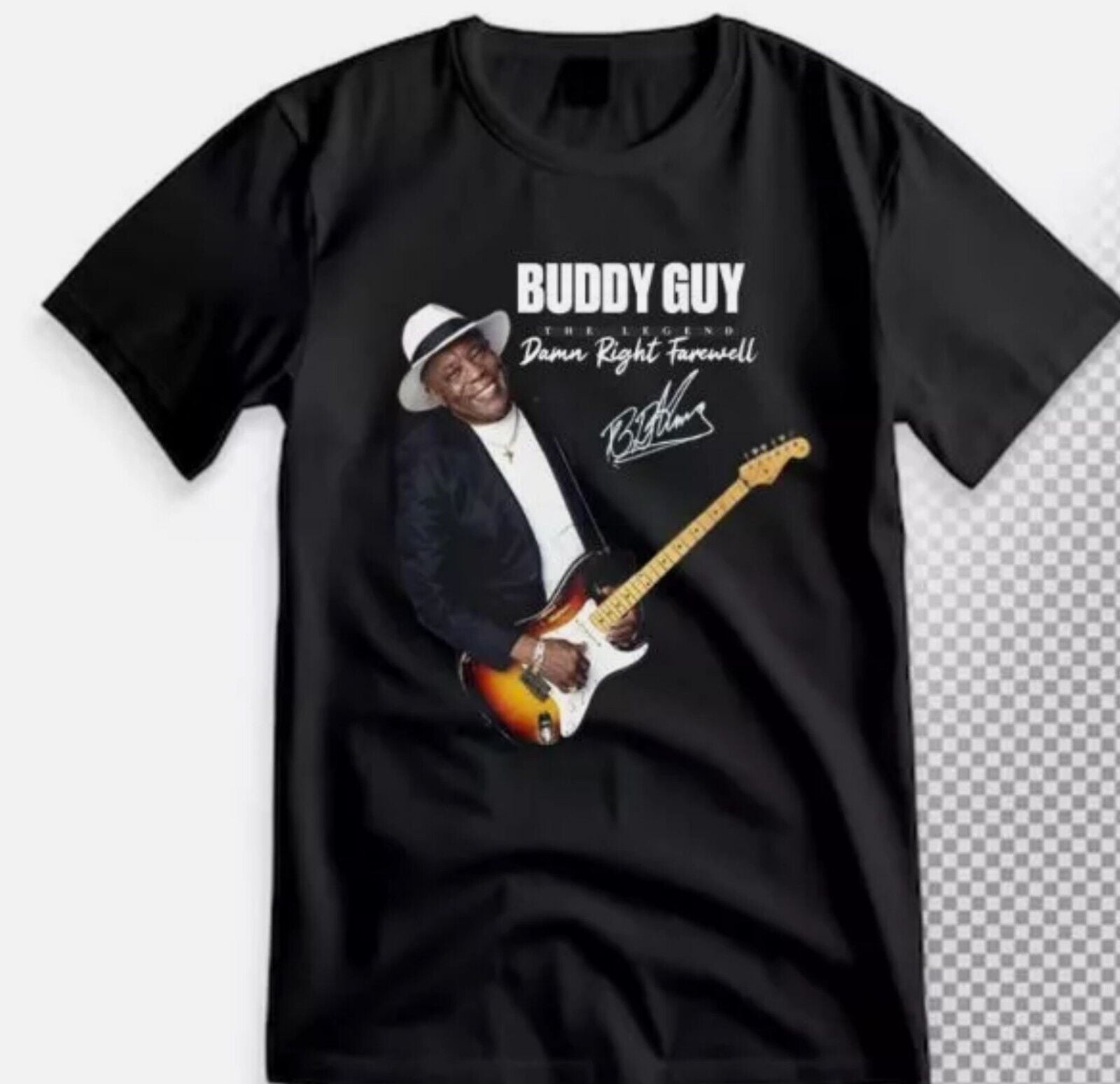 EverFind Rare buddy guy signature Gift Funny All Size T-Shirt Uni S-5XL ...