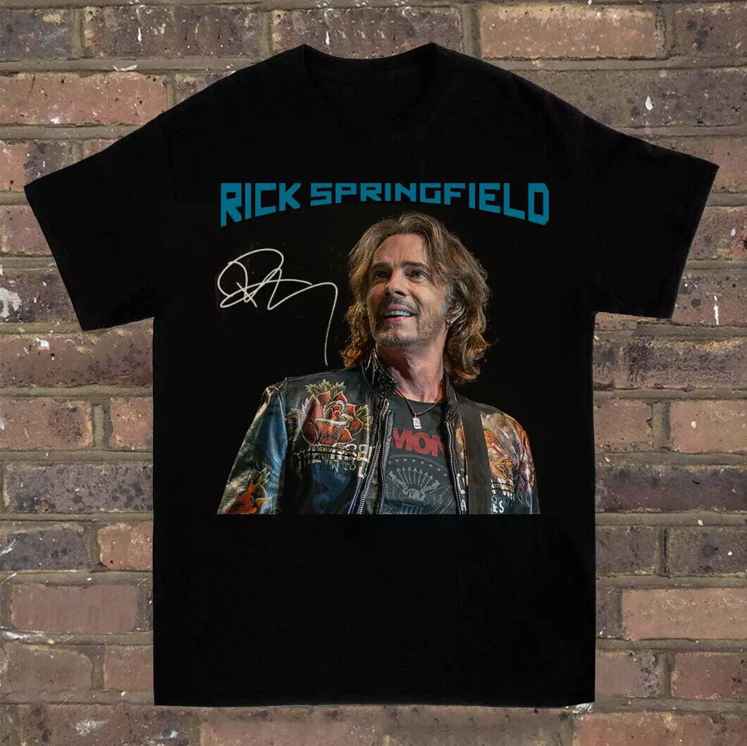 EverFind Rick Springfield T-shirt Cotton Uni Gift Friend All size S-5XL ...