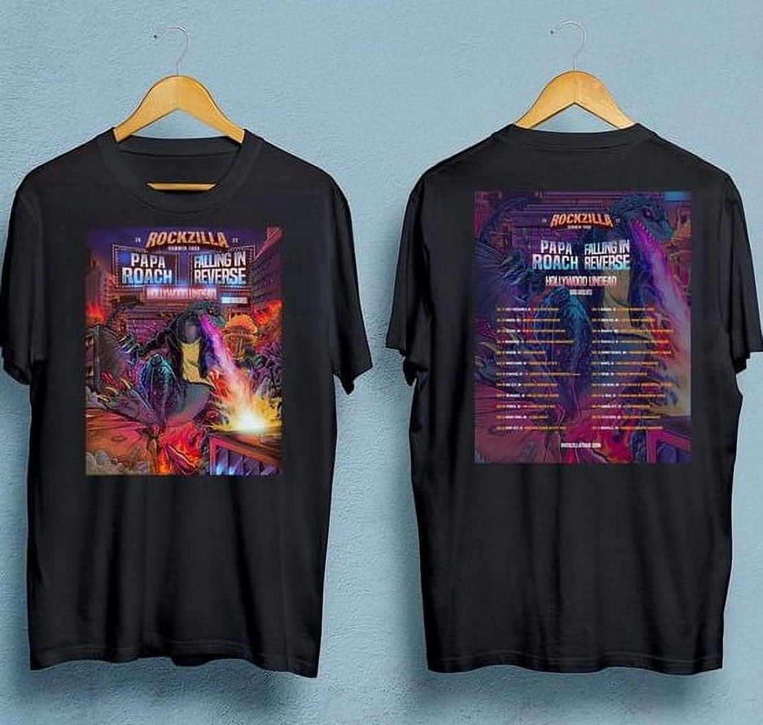 EverFind Rockzilla Summer Tour 2022 Shirt, Falling In Reverse Papa ...