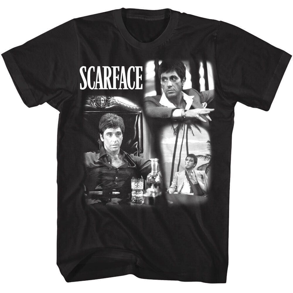 EverFind Scarface Tony Montage Men's T Shirt Cuban Mafia Movie Al ...