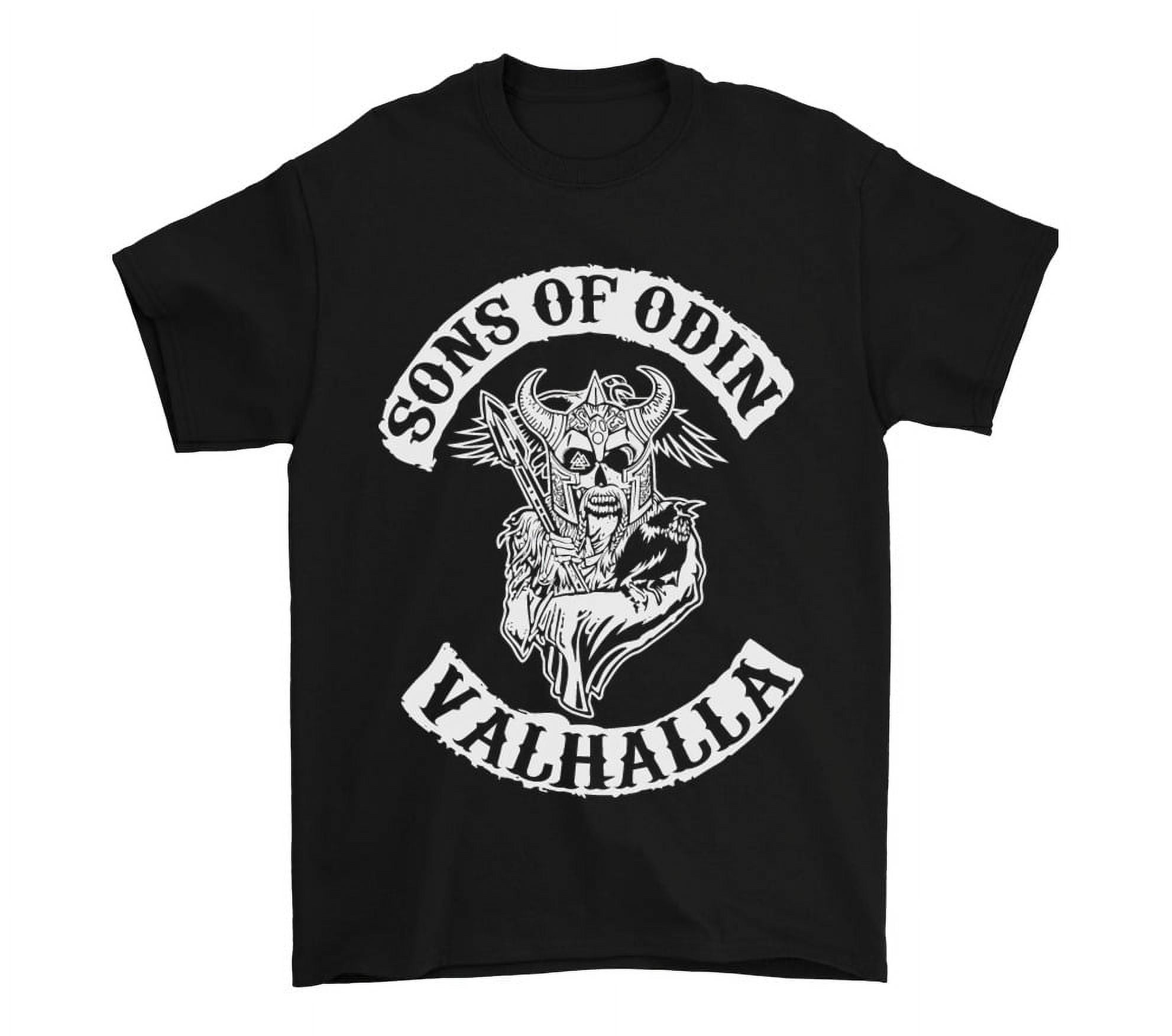 EverFind Son of Odin Valhalla Viking Norse Mythology T-Shirt, Trendy ...