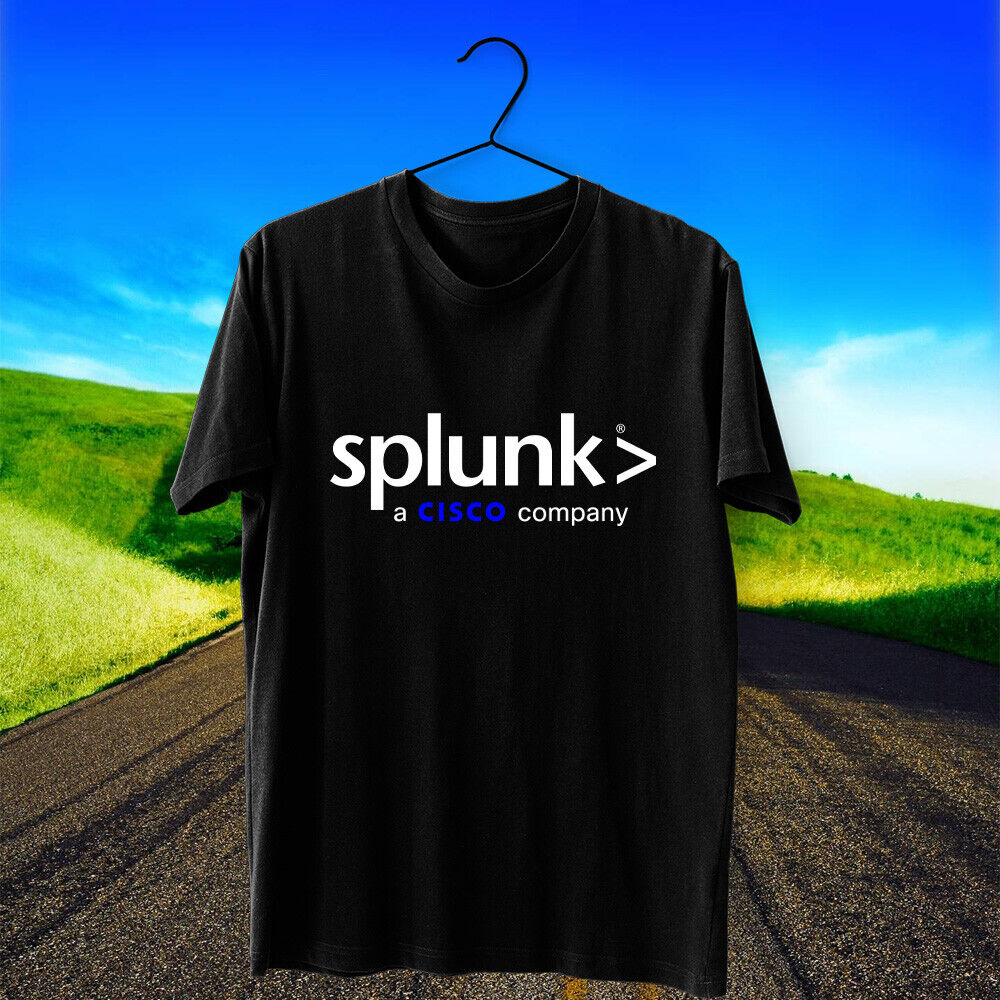 EverFind Splunk a Cisco Company Logo Cotton T-Shirt Size S - 5XL ...