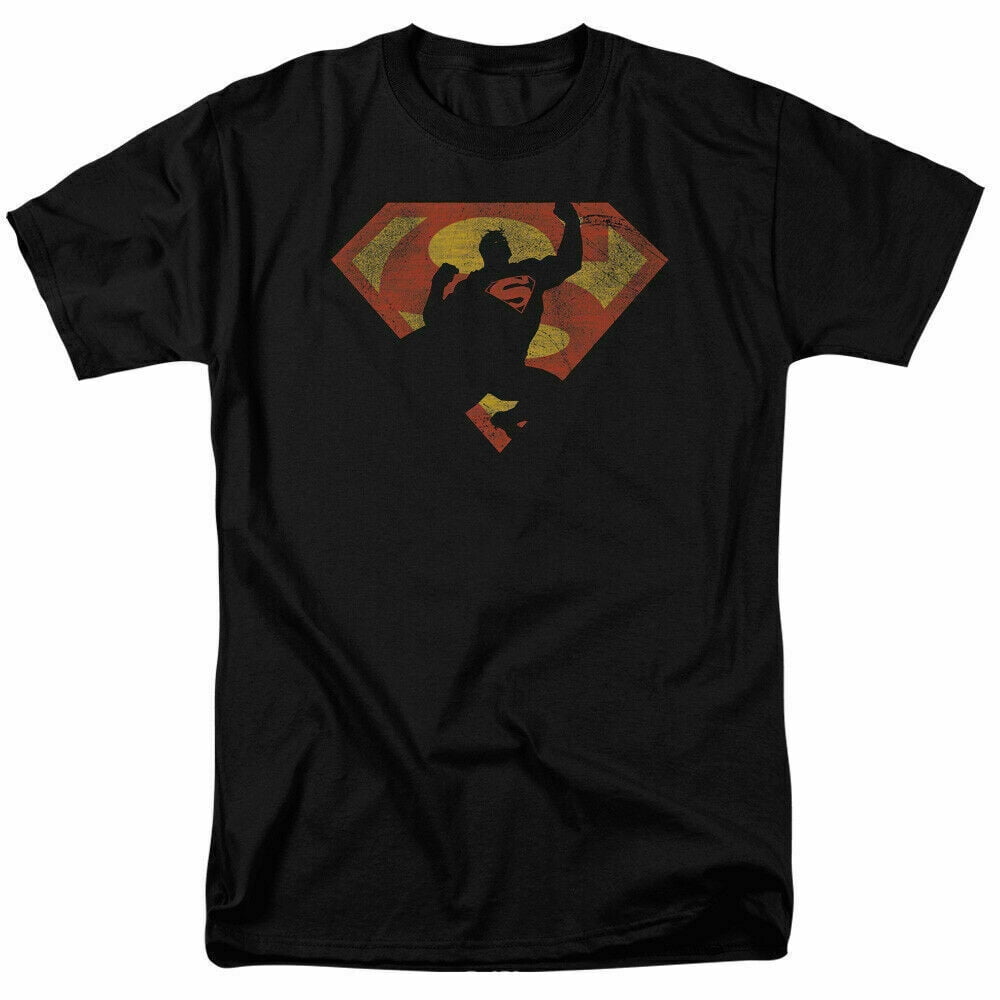 EverFind Superman S Shield Knockout Logo T Shirt Licensed Comic Book ...