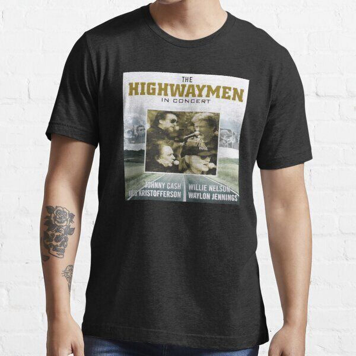 EverFind The Highwaymen Concert T-Shirt Johnny Cash Kris Kristofferson ...