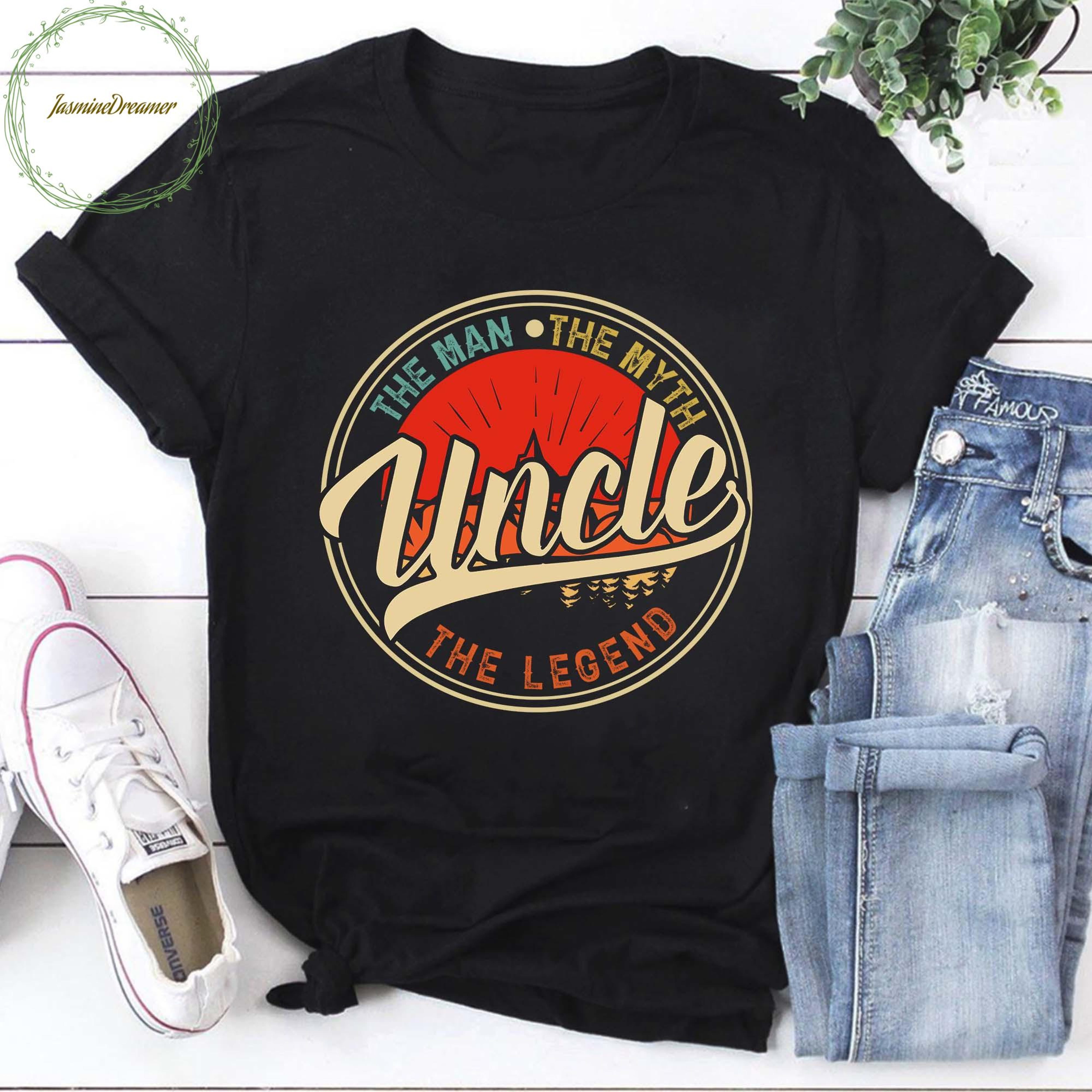 EverFind Uncle The Man The Myth The Legend T-Shirt, Fathers Day Shirt ...