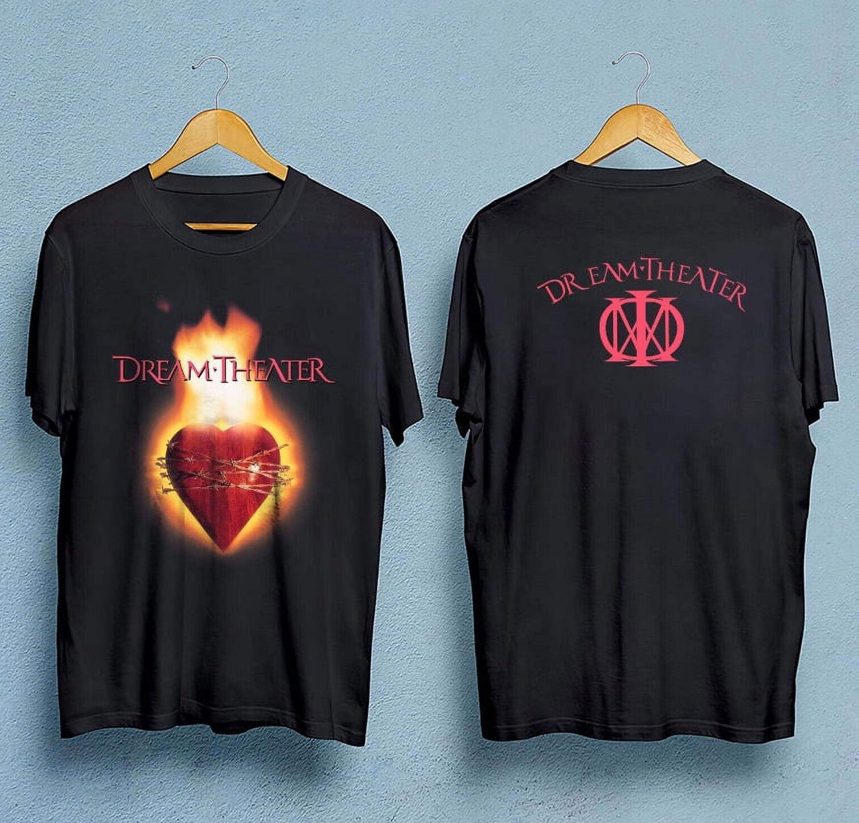 EverFind Vintage Dreamtheatre 90s prog rock band double sided t shirt Christmas Gift Shirt ...