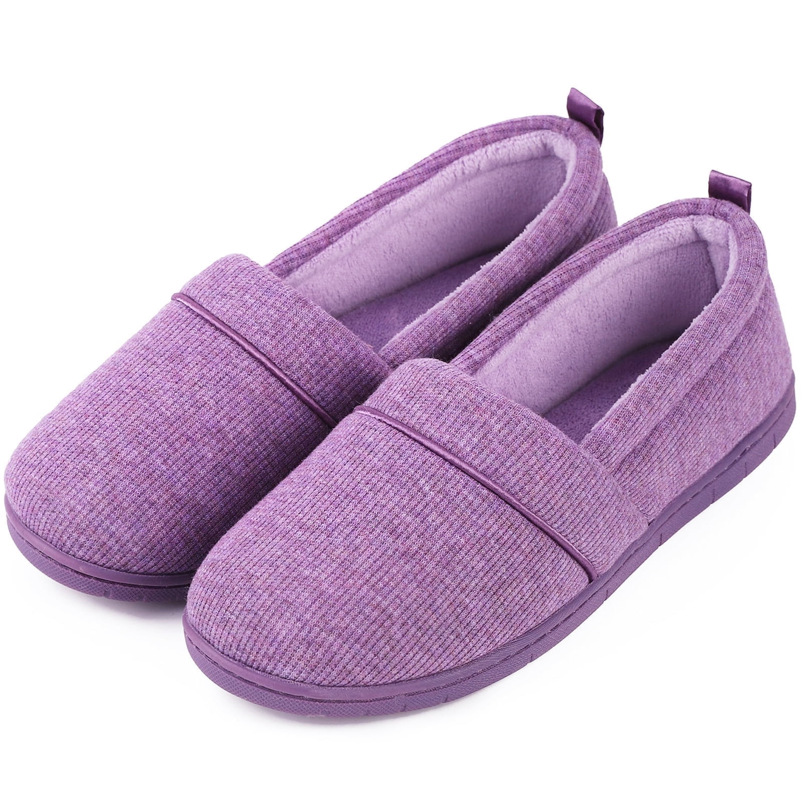 EverFoams, Womens' Memory Foam Comfort Knit House Shoes, Size L ...