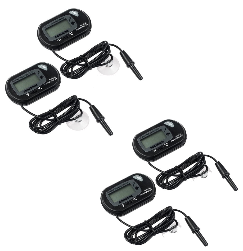 EverGrow® LCD Digital Aquarium Thermometer, Fish Tank Thermometer with ...