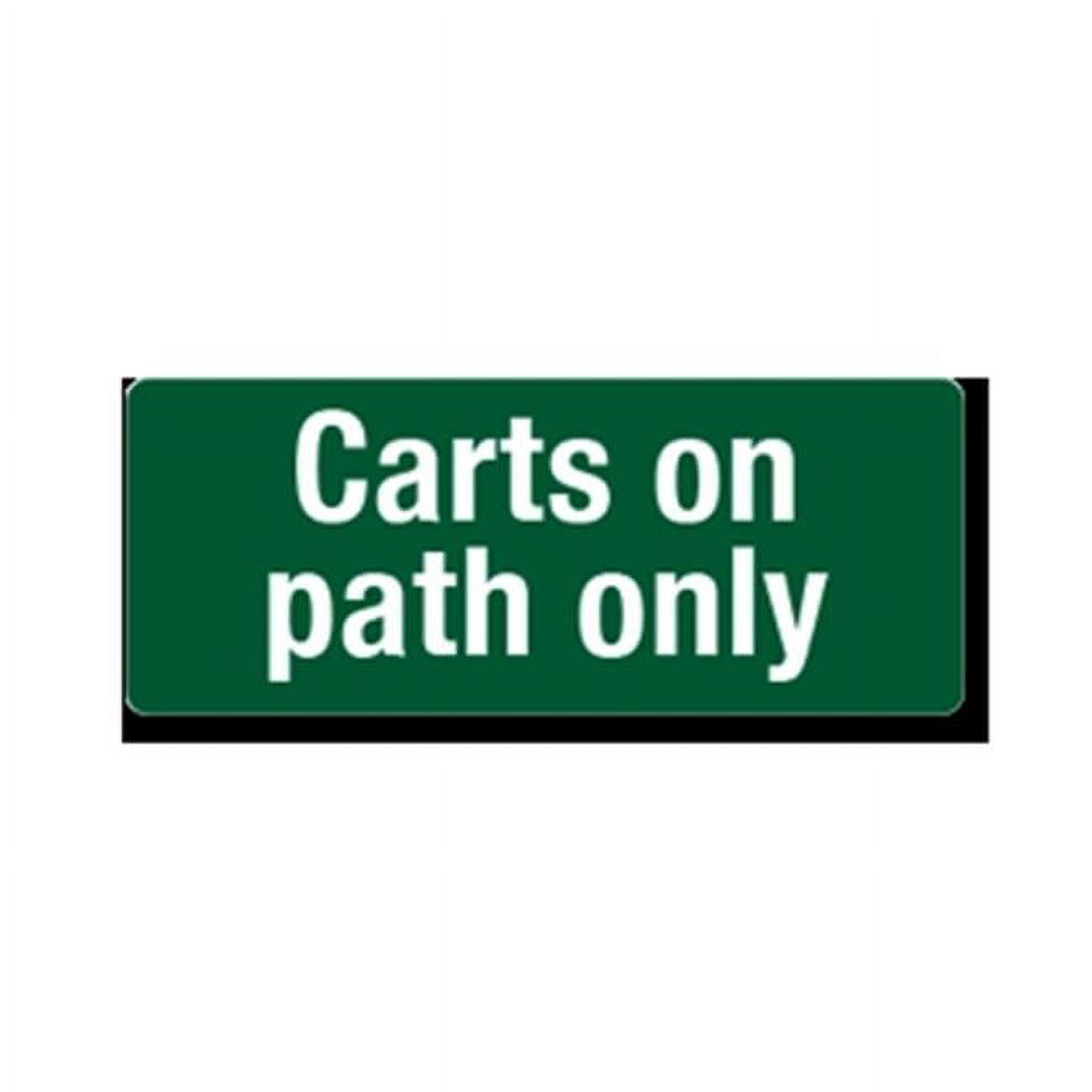 EverMark GHM027 Carts on Path only Clip-On Sign - Walmart.com