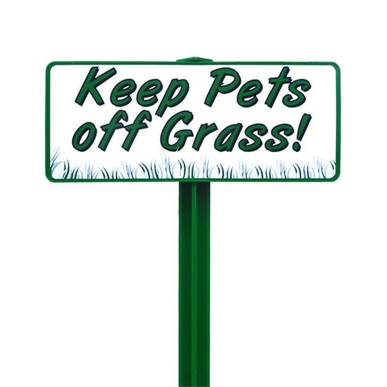 EverMark Keep Pets Off Grass Sign with Forest Green Stake Kit - Walmart.com