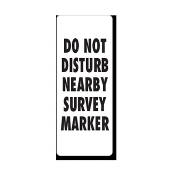 EverMark WVM021 Do Not Disturb Nearby Survey Marker Clip-On Sign ...
