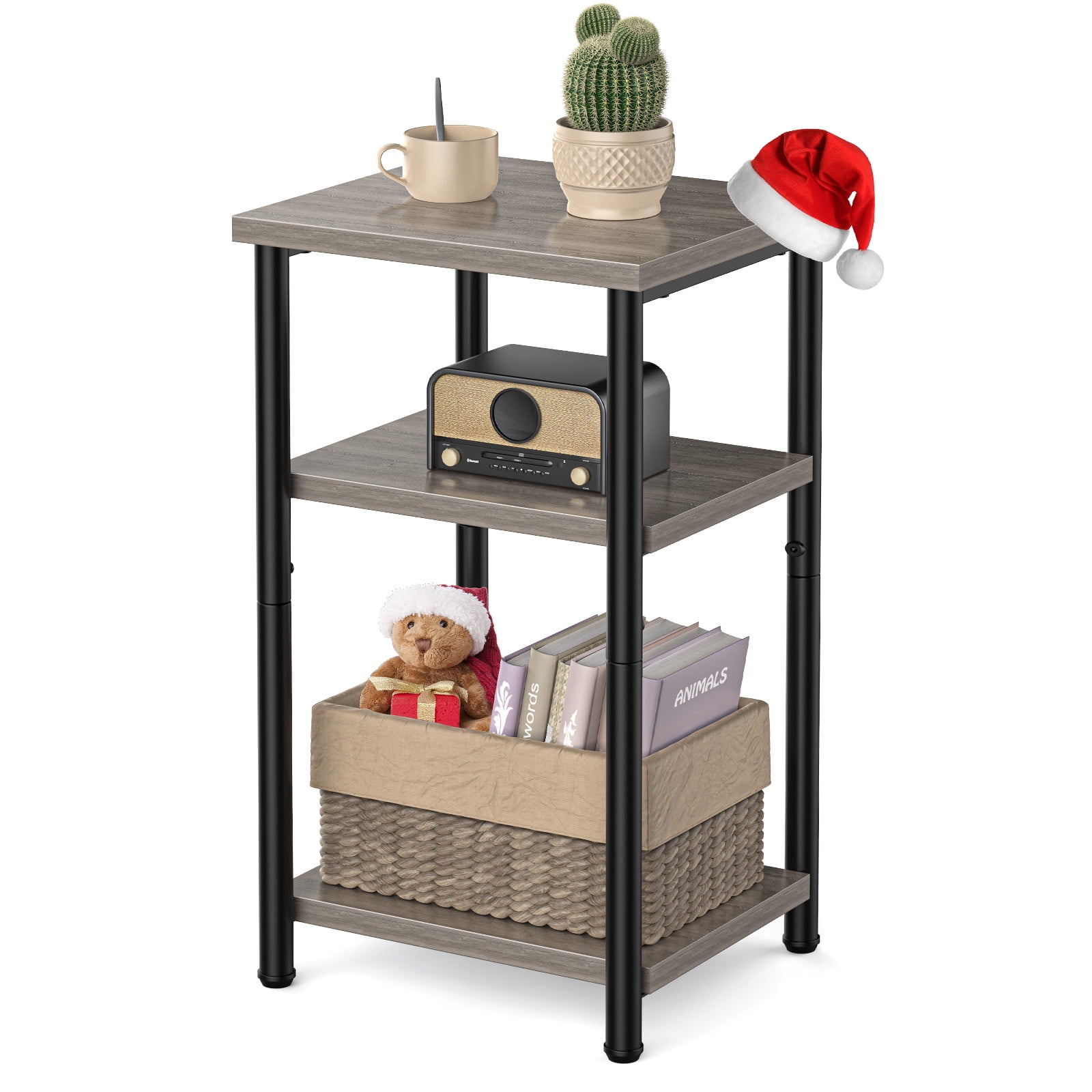 EverPick 3-Tier Shelving Unit - Wooden Storage Shelf for Kitchen ...