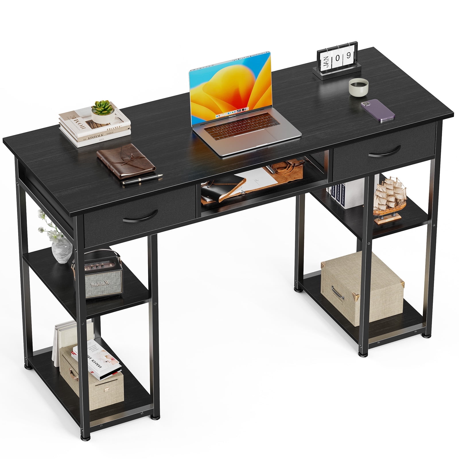 EverPick 48 Inch Desk with Bedroom Kids Student Vanity Home Office ...