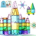 EverPlay 61 PC Magnetic Tiles, Magnetic Building Blocks for Kids ...