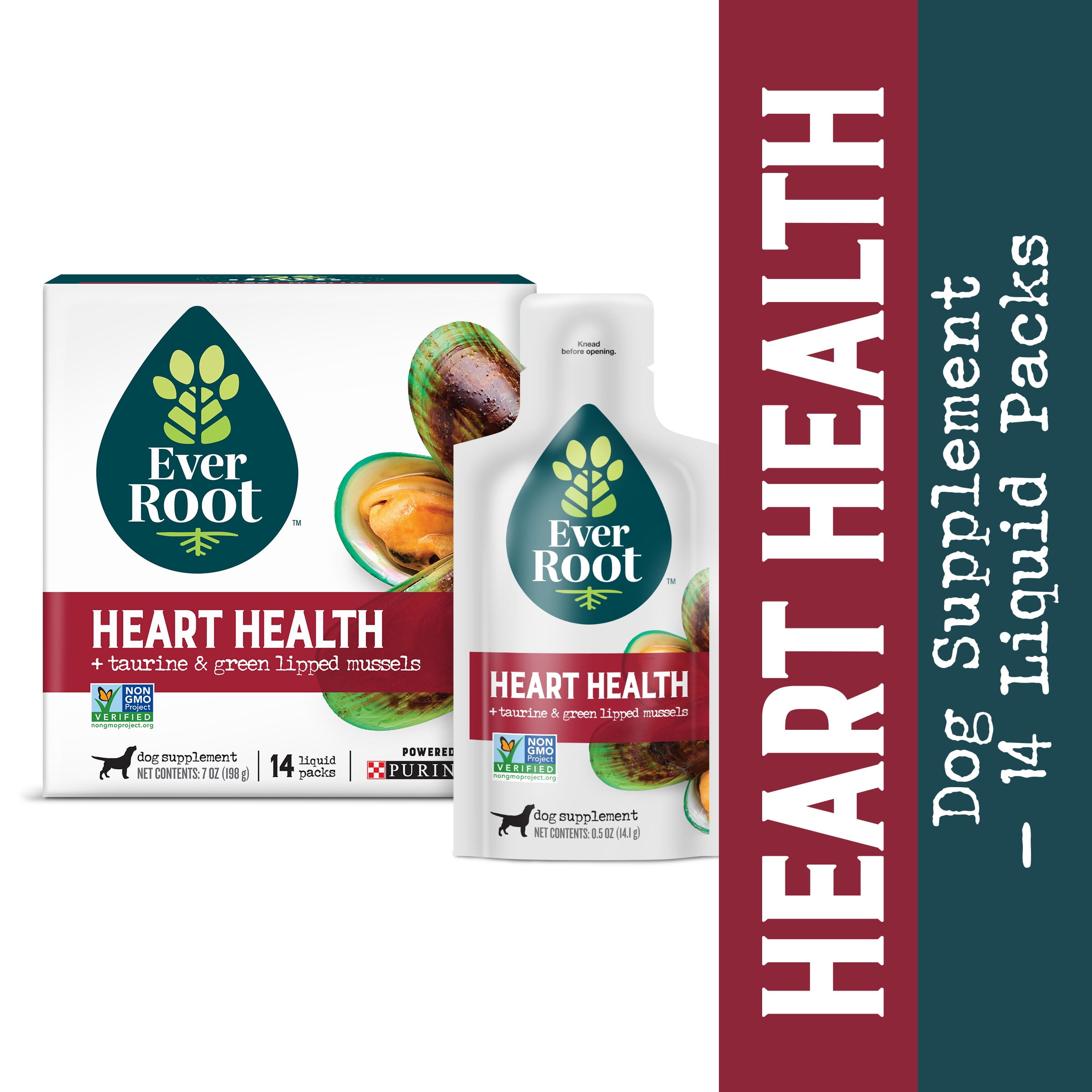 EverRoot Heart Health Liquid Pack With Taurine and Green Lipped Mussels ...