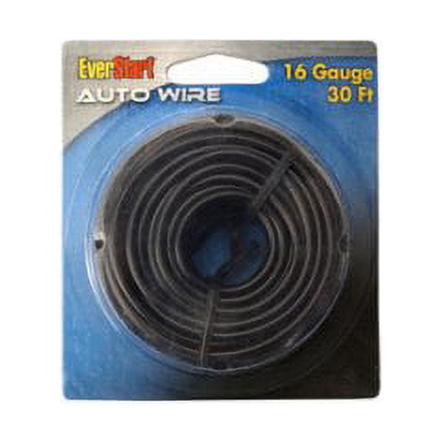 EverStart 16-Gauge Black Automotive Wire, 30 feet - Walmart.com