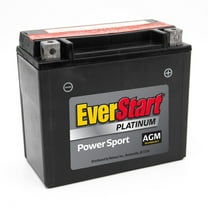 EverStart Platinum AGM Power Sport Battery, Group Size TX20L 12 Volt ...