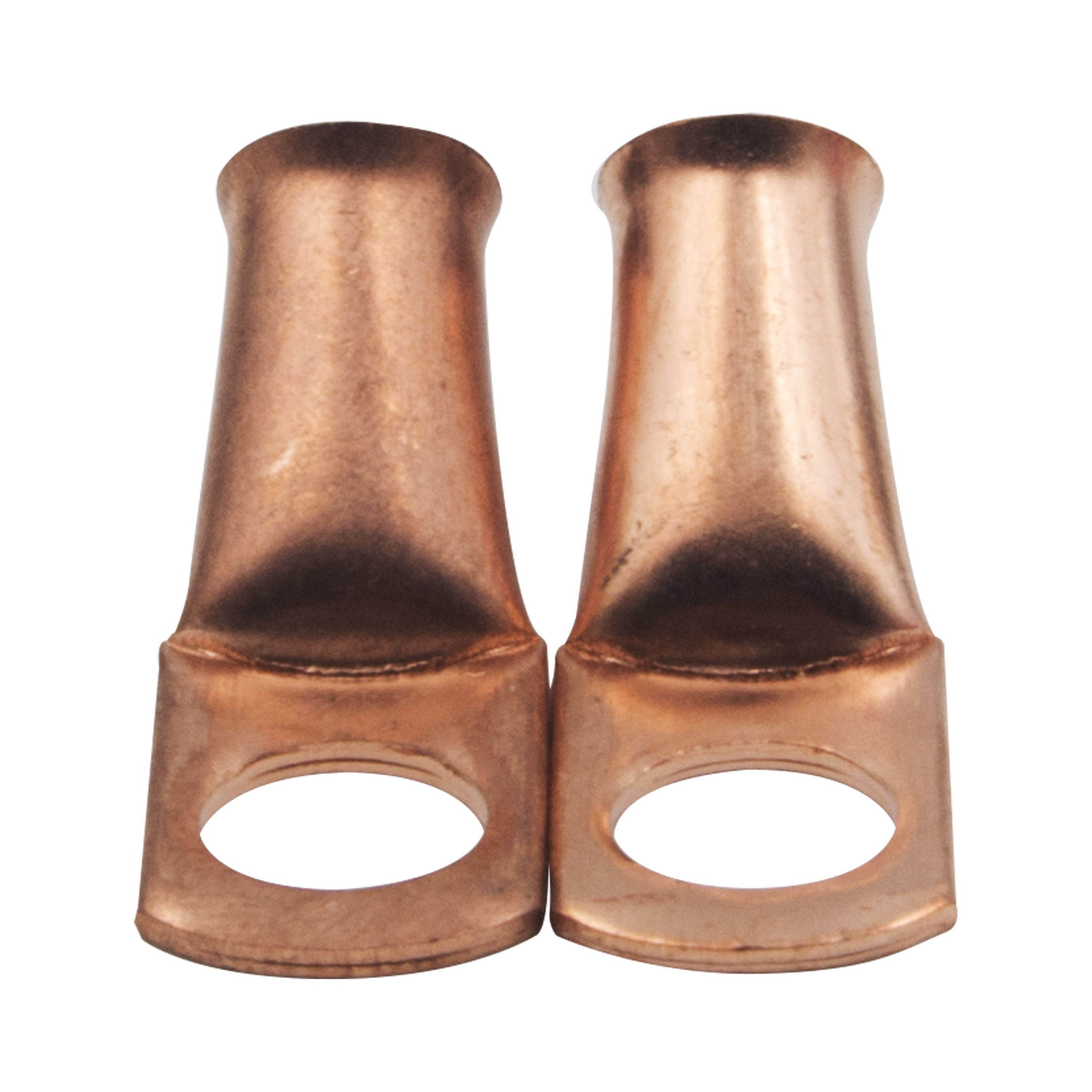 Ever Start Copper Battery Cable Lugs 4-6 Gauge with 3/8 Inch Hole Pack ...