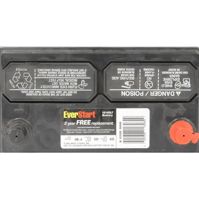 EverStart Maxx Battery, Group Size 51 - Walmart Business Supplies
