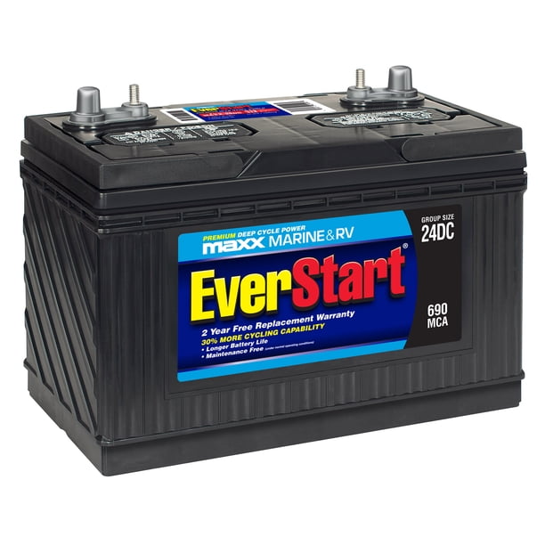 EverStart Maxx Marine Battery, Group Size 29DC (12 Volts/845 CCA ...