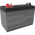 EverStart Platinum BOXED AGM Marine and RV Deep Cycle Battery, Group ...