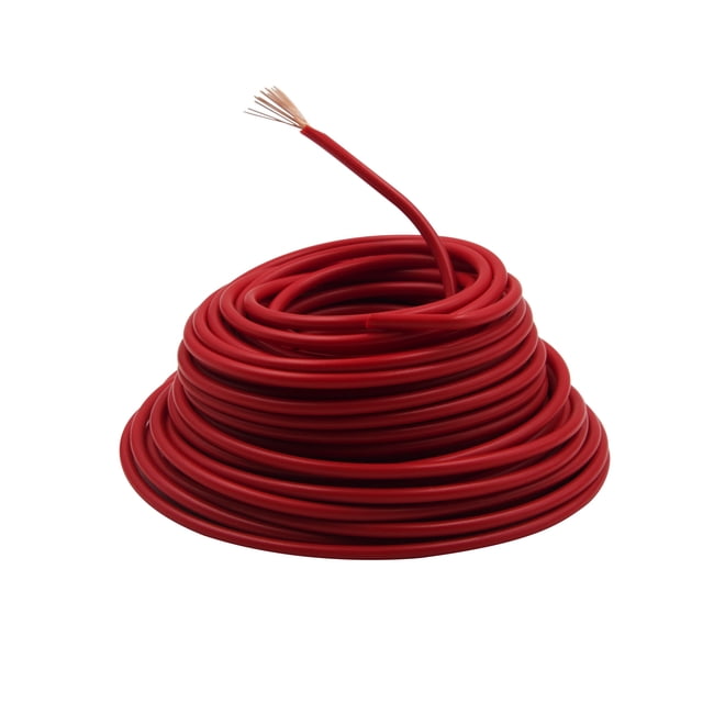 EverStart Universal 18-Gauge Auto Red Wire, 40 feet, Light Swith to ...