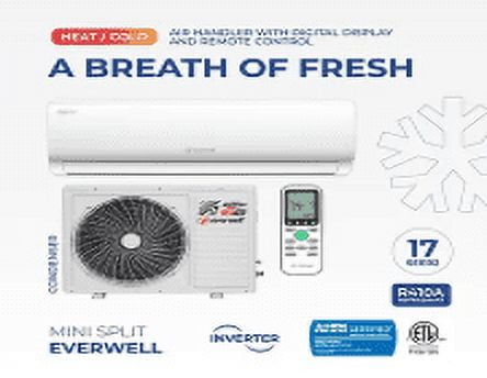 EverWell Mini Split 12,000 BTU - Walmart.com