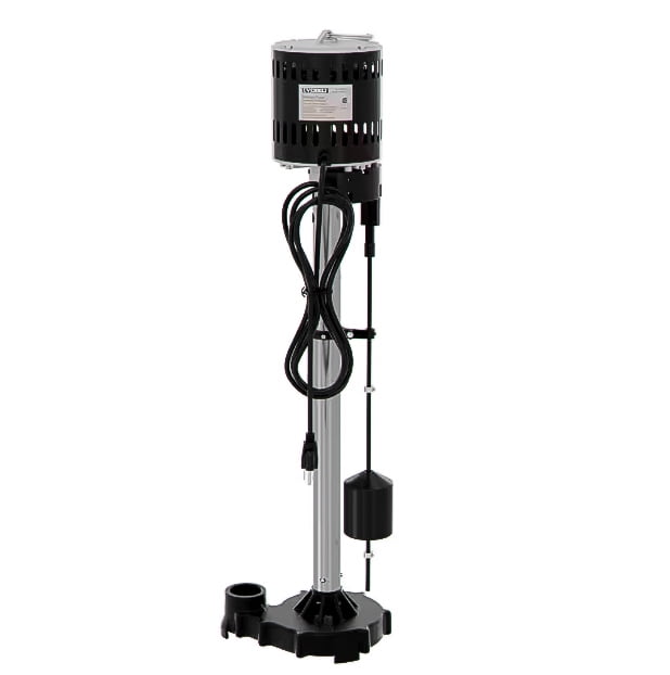Everbilt 1/2 HP Pedestal Sump Pump – Durable Cast Iron, 22ft Lift, Easy Install - Walmart.com