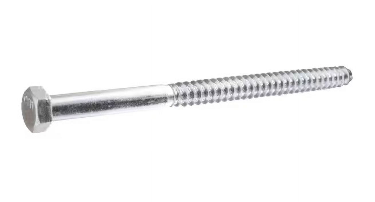 Everbilt 1/2 in. x 8 in. Hex Zinc Plated Lag Screw (10-Pack) - Walmart.com