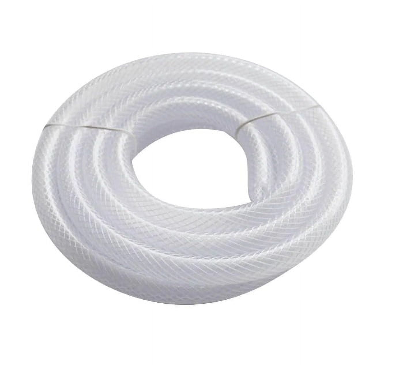 Everbilt 1 in. O.D. x 3/4 in. I.D. x 10 ft. PVC Braided Vinyl Tube ...