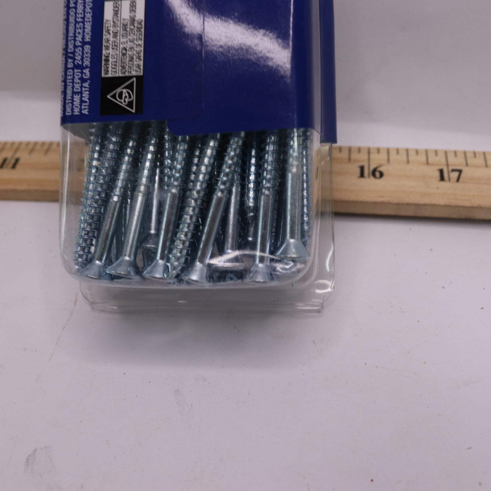 Everbilt Aggressive Threaded #10 x 2-1/2 in. Phillips Flat Head Zinc ...