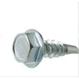Everbilt #10 x 3/4 in. Zinc Hex Head Self Drilling Sheet Metal Screws ...