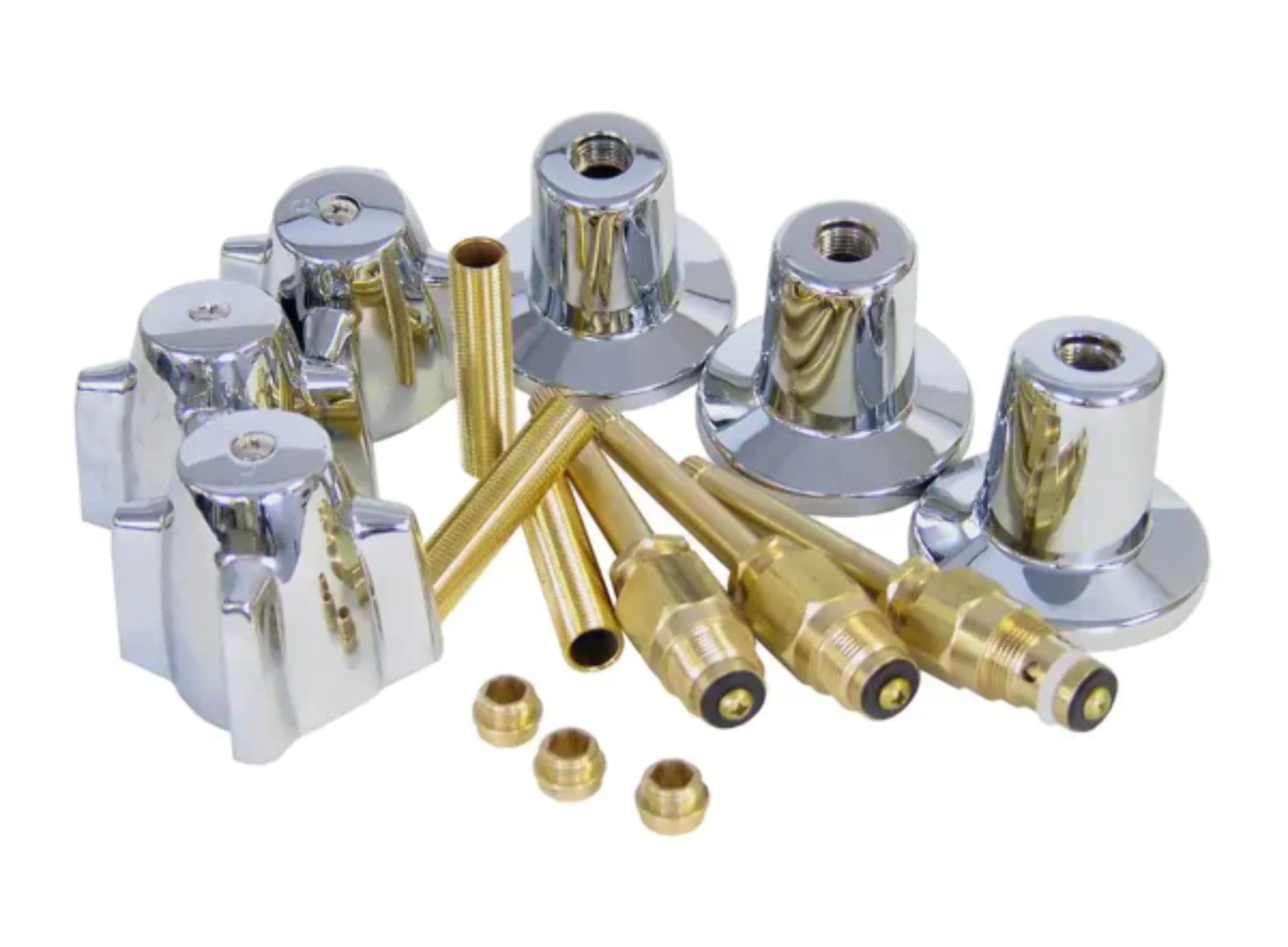 Everbilt 3-Handle Shower Valve Rebuild Kit for Central Brass Tub/Shower ...