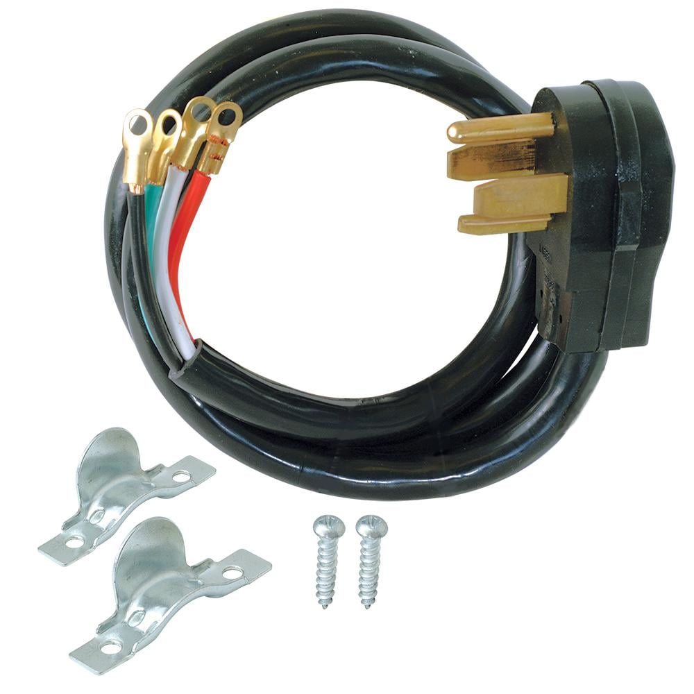Everbilt Universal 4-Prong Receptacle 6 ft. 10 4-Wire Electric Dryer ...