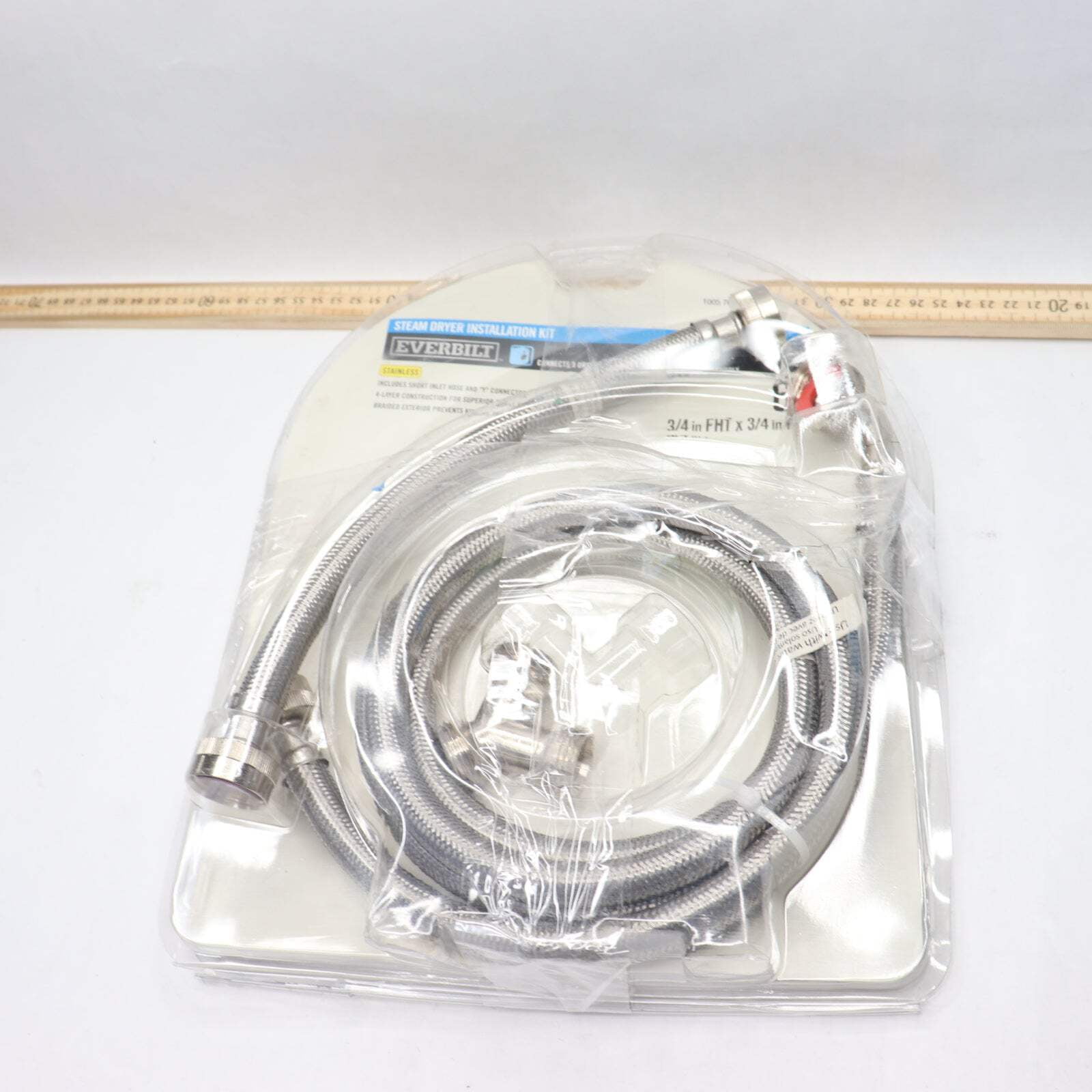 Everbilt 6 ft. Steam Dryer Installation Kit with 90-Degree Elbow ...