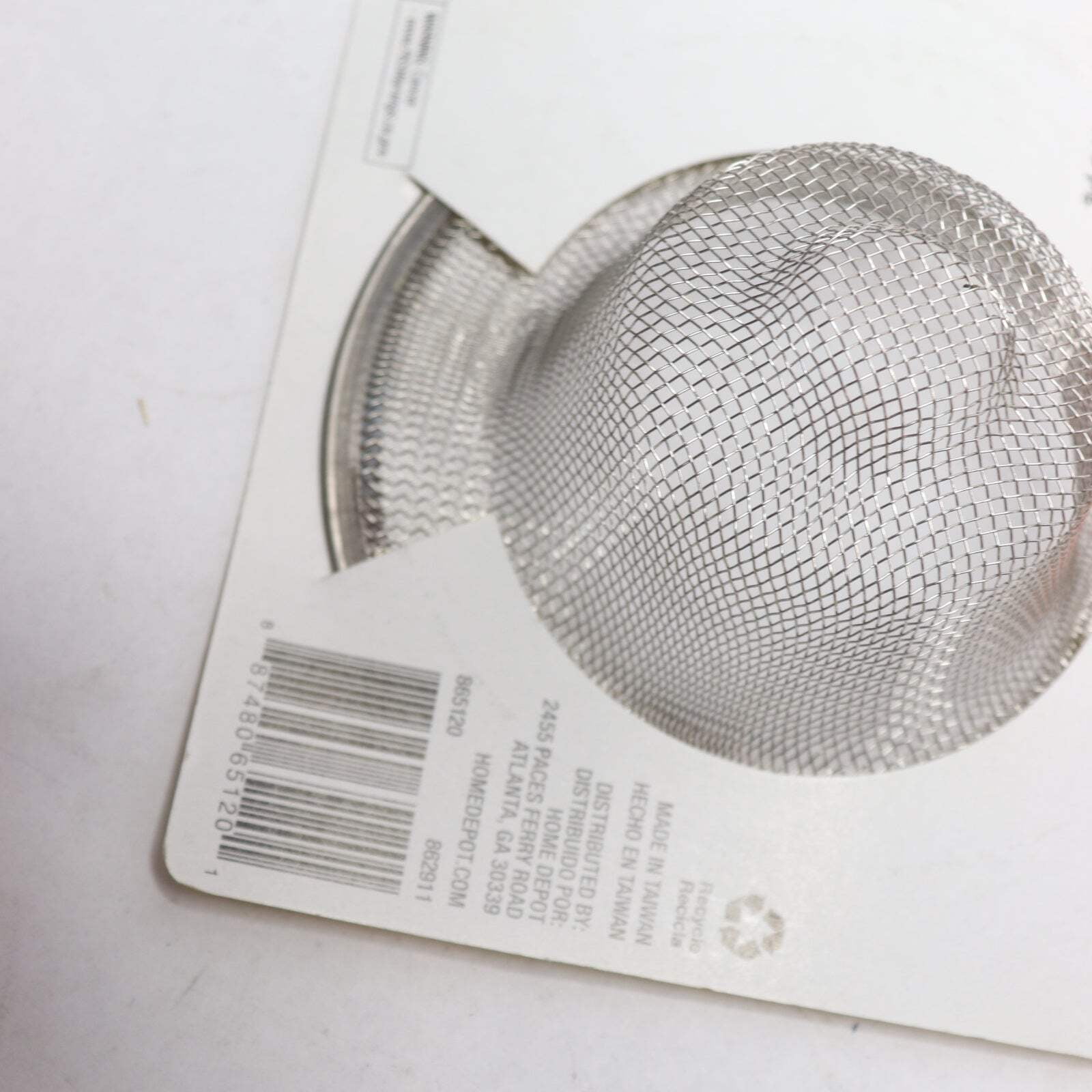 Everbilt Kitchen Drain Mesh Strainer Stainless Steel 4-3/8" 1006 959 ...