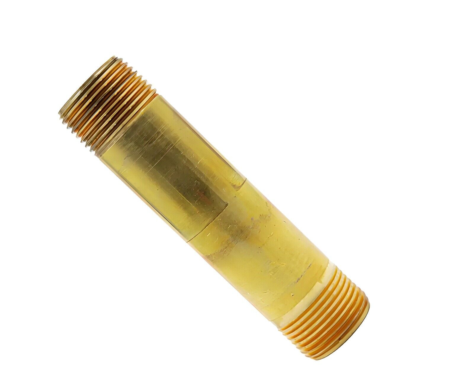 Everbilt LFA-883 3/4 in. x 4 in. MIP Brass Pipe Adapter Nipple Fitting ...