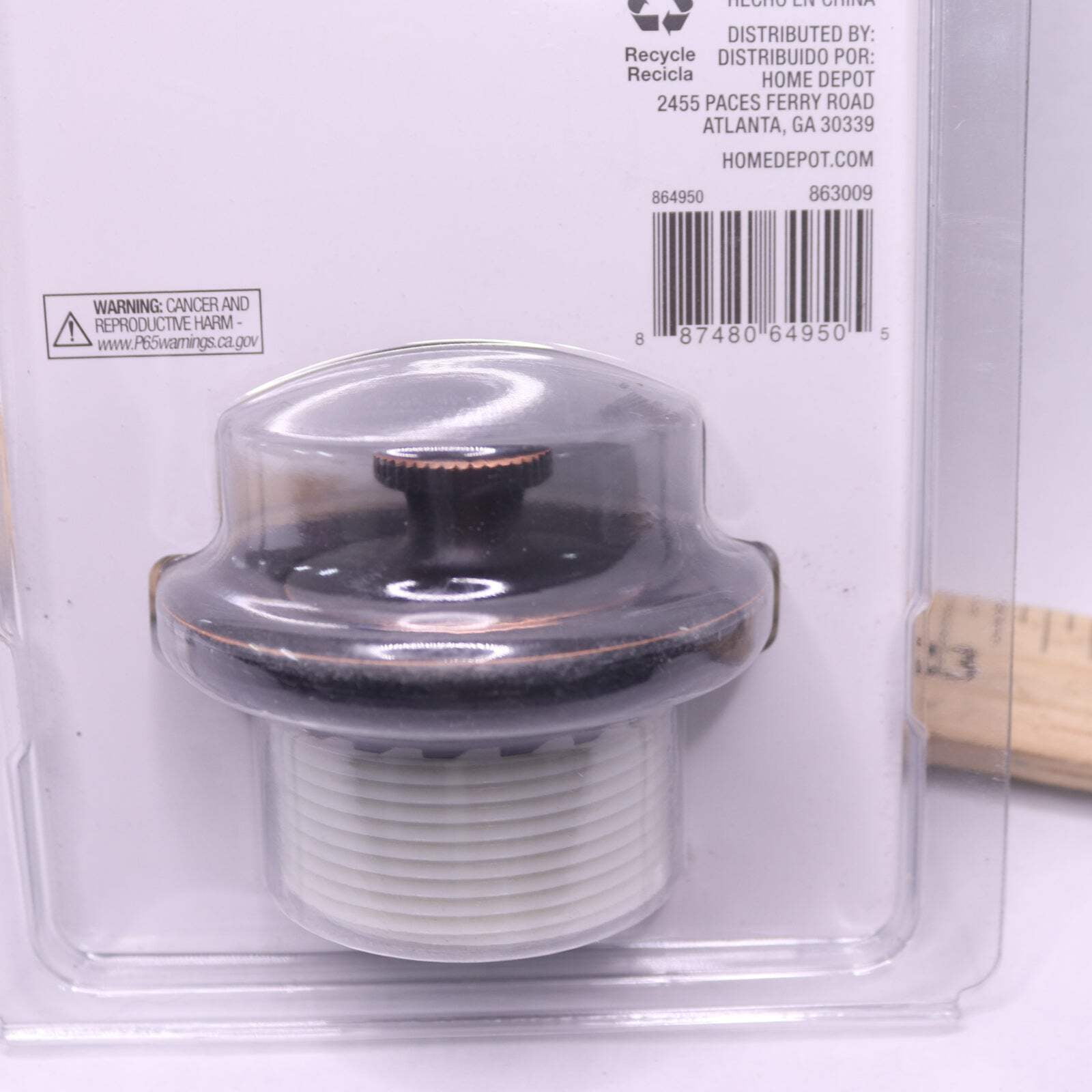 Everbilt Lift Turn Bath Drain Remodel Kit Oil Rubbed Bronze - Complete ...