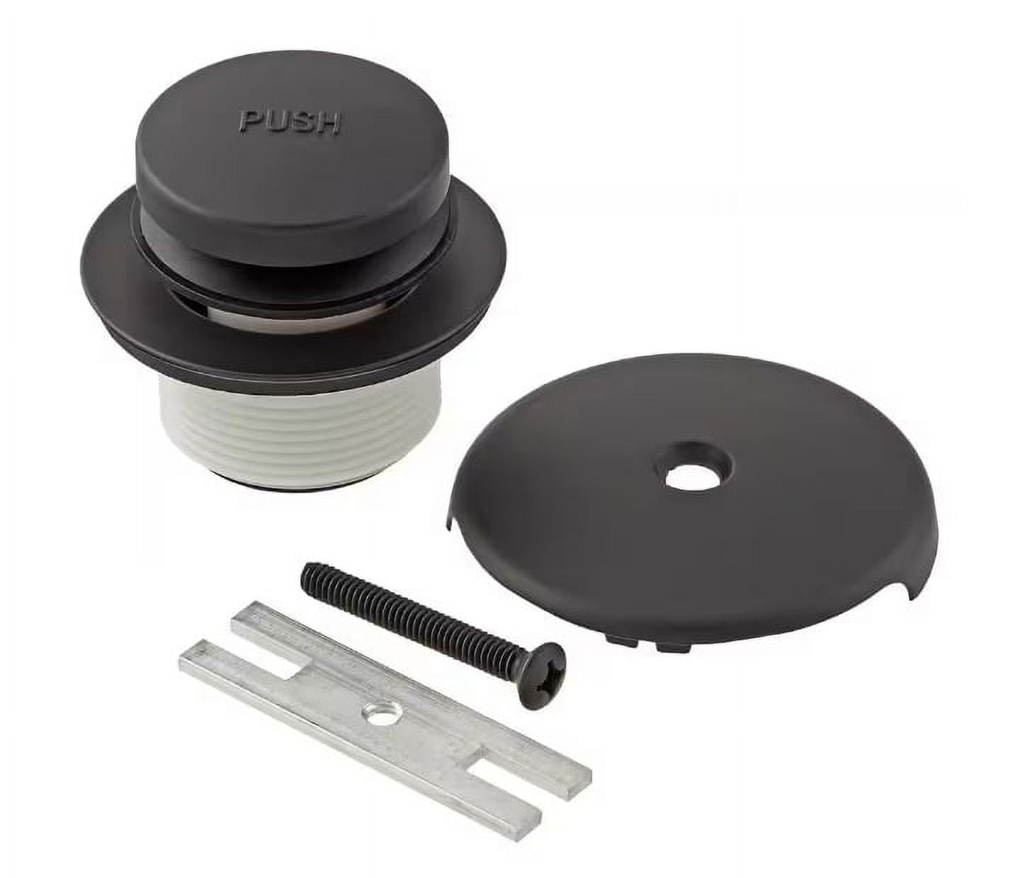 Matte Black Toe Touch Drain Kit - Walmart.com