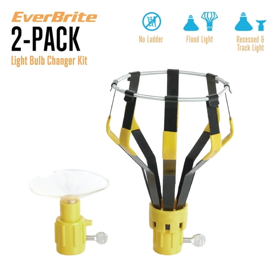 Everbrite 2-Pack Light Bulb Changer Kit, 8.27 in, 5.5 in, Model 7912 ...