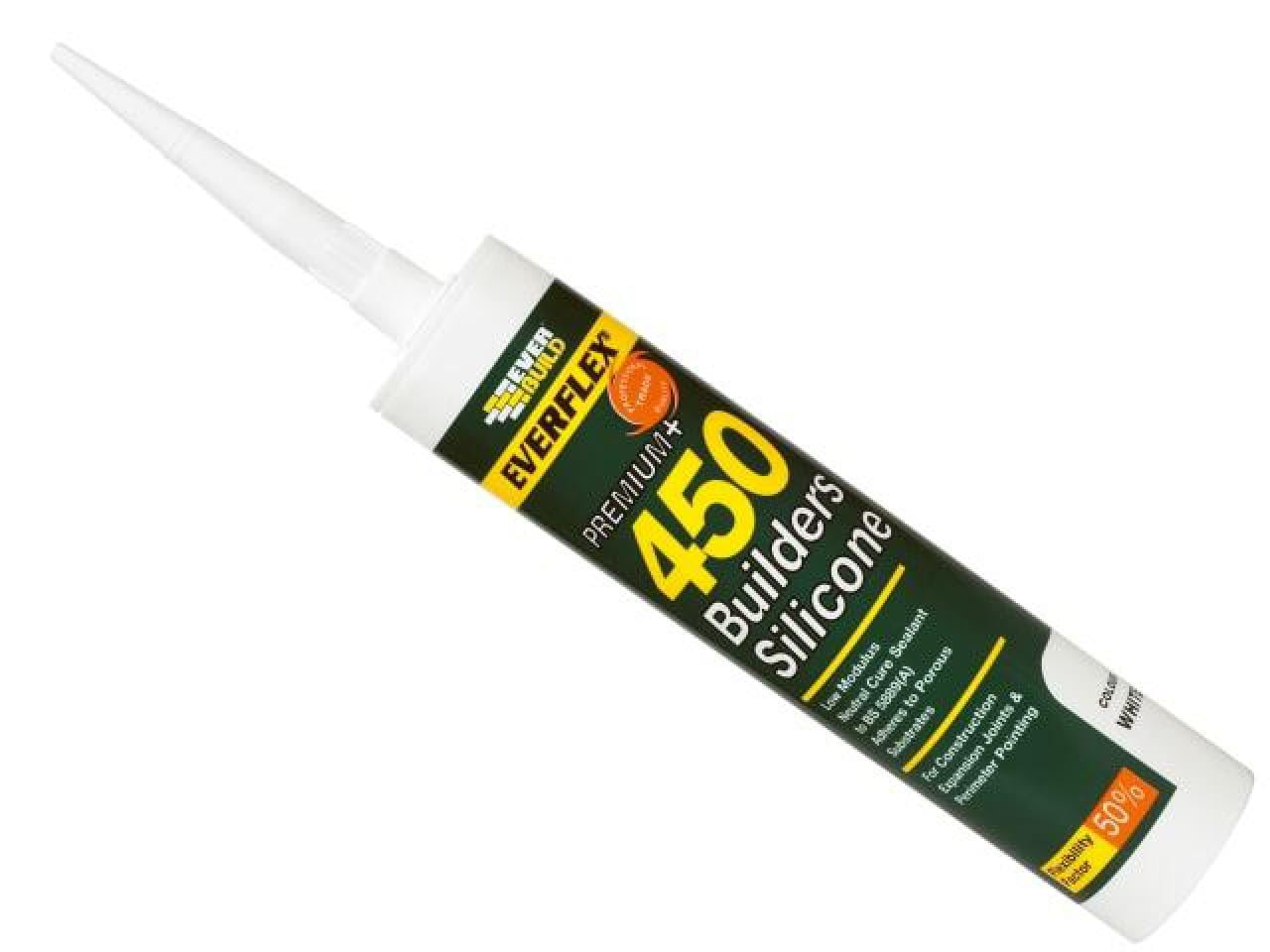 Everbuild - Everflex® 450 Builders Silicone Sealant Buff 300ml ...