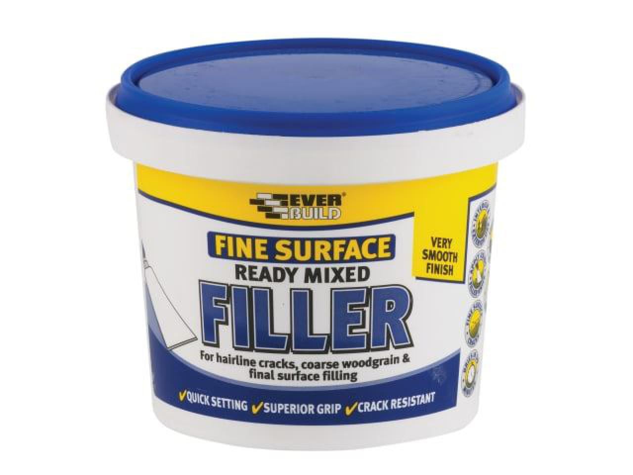 Everbuild - Fine Surface Filler Ready Mix 600g - Walmart.com