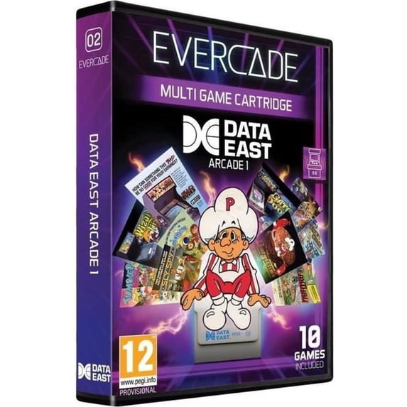 Evercade Data East Arcade Cartridge 1 (Electronic Games) (Nintendo DS ...