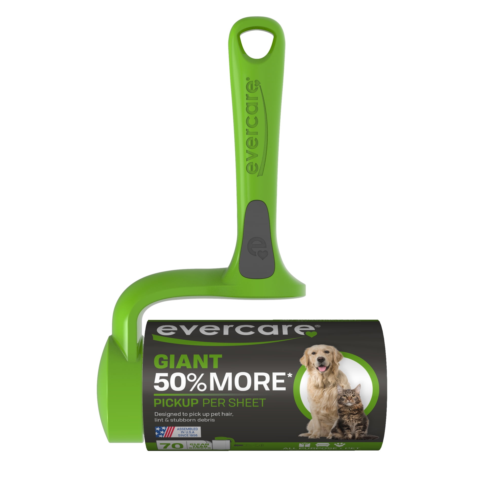Evercare Pet Extreme Stick Lint Roller, Giant 70 Sheets, Hair Removal ...