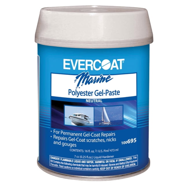 Evercoat 100695 Polyester Gel Paste - Neutral, Pint - Walmart.com