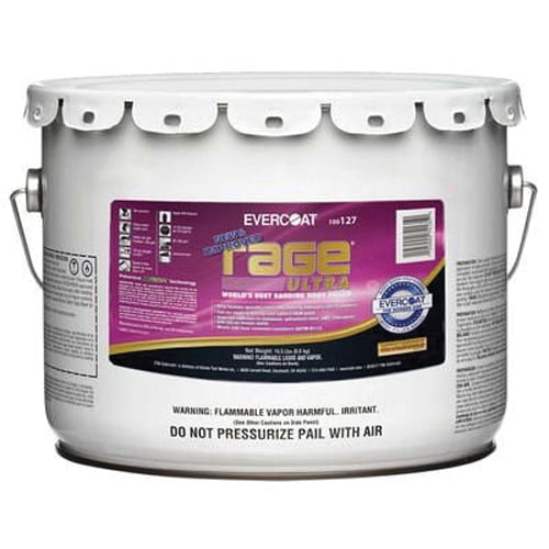 Fibre-Glass Evercoat 127 Rage Ultra Sanding Body Filler, 3 Gallon FIB ...