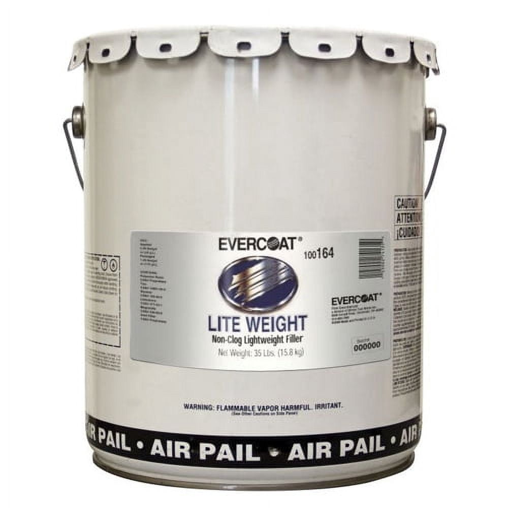 Evercoat 164 Pail Lite Weight III Air, Non-Clog Lightweight Body Filler ...