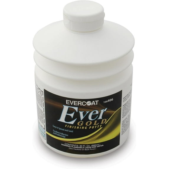 Evercoat EverGold Finishing Putty for Fiberglass, Aluminum, Steel ...