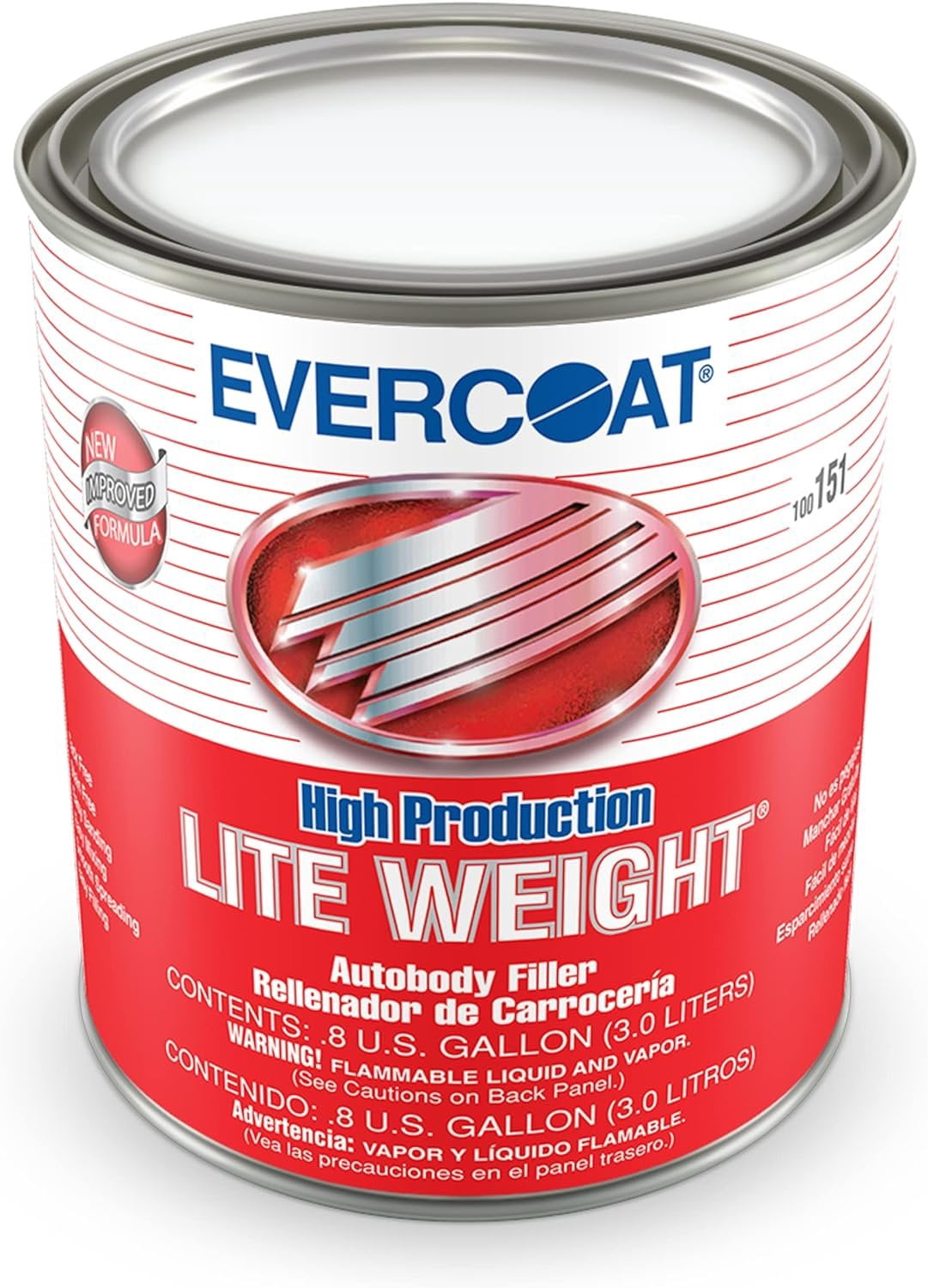 Evercoat High Production Lite Weight - Plastic Body Filler - Tack-Free ...